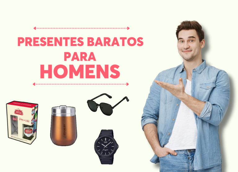 Presentes Baratos para Homens: 20 Ideias