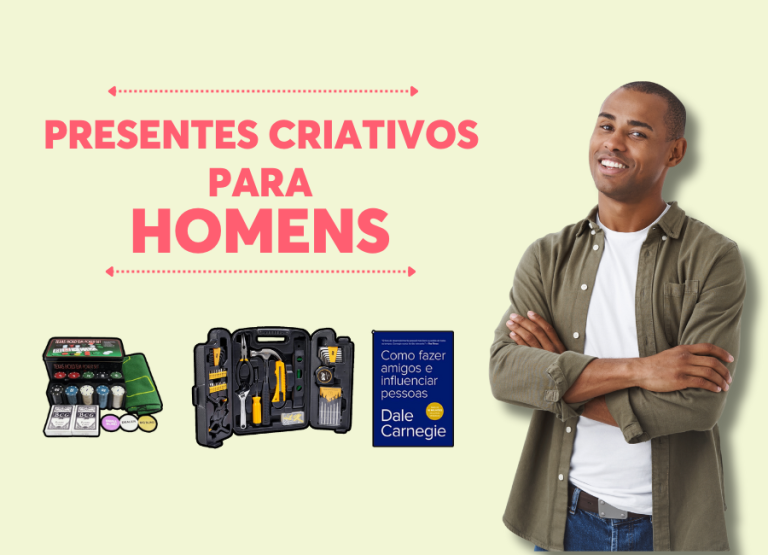 Presentes Criativos para Homens: 22 Ideias Surpreendentes